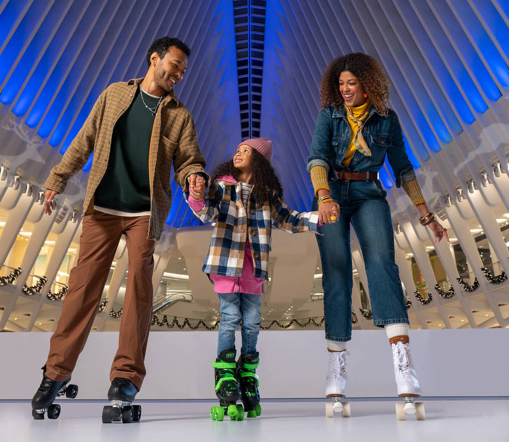 The Winter Whirl Roller Rink At The Oculus Closes Soon