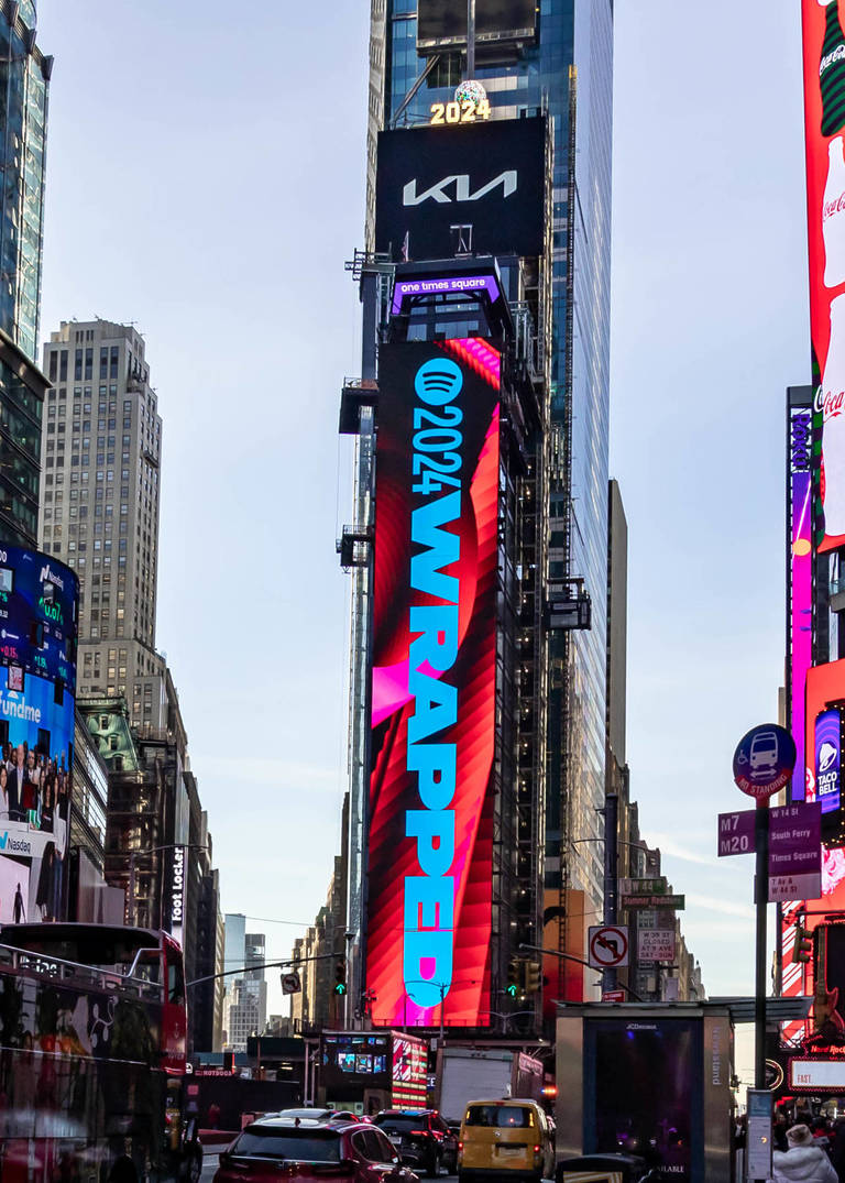 Le canzoni più ascoltate a NYC nel 2024, secondo Spotify Avvolte