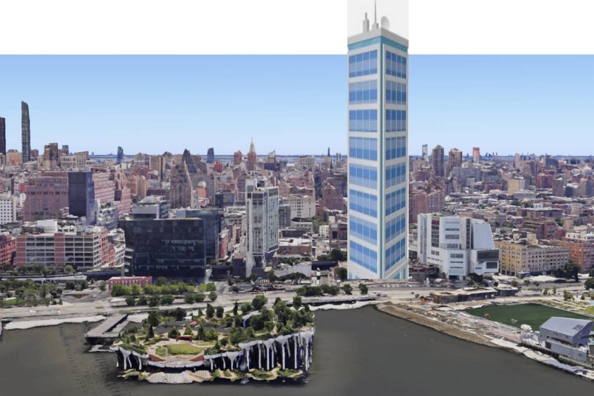 A 600-Foot Tower Filled Heads To The Meatpacking District