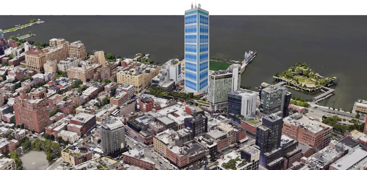 A 600-Foot Tower Filled Heads To The Meatpacking District