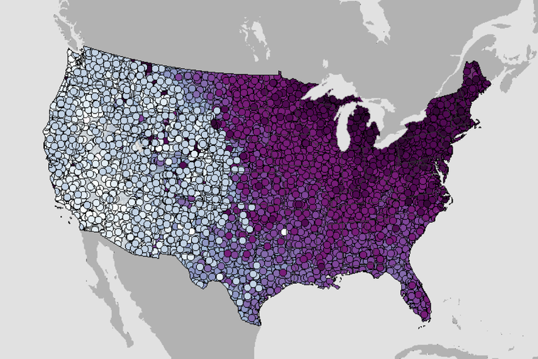 This Interactive Map Unveils NYC's Coldest Day Of The Year
