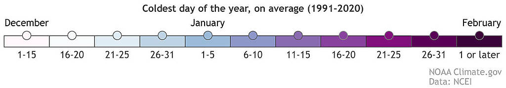This Interactive Map Unveils NYC's Coldest Day Of The Year