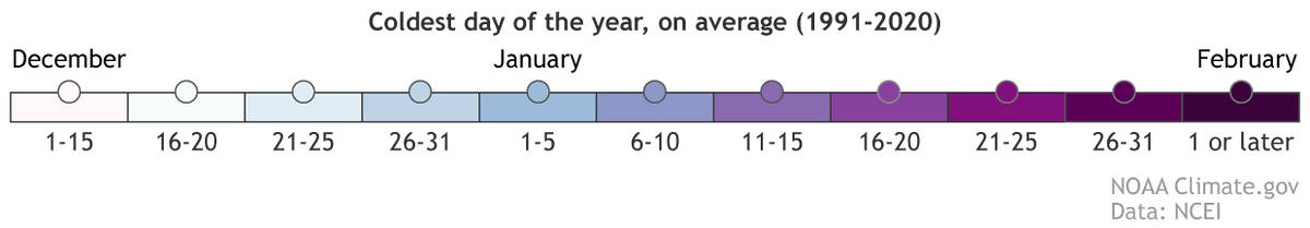 This Interactive Map Unveils NYC's Coldest Day Of The Year