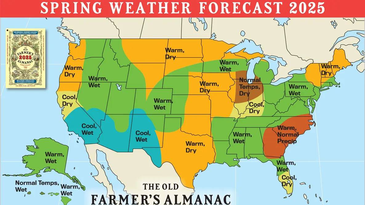 Spring 2025 Weather Predictions: It'll Be 'Warmer Than Usual'