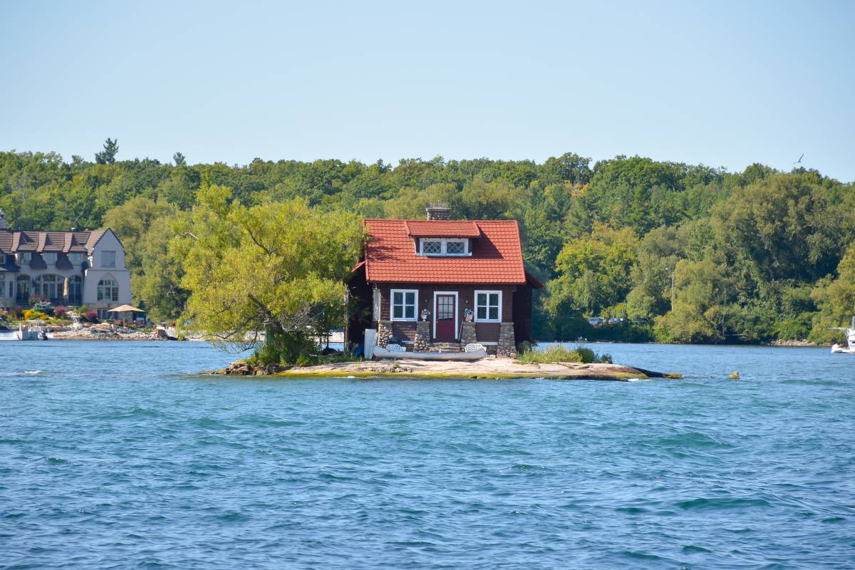 Gerade genug Platz auf der Insel: Die kleinste bewohnte Insel der Welt