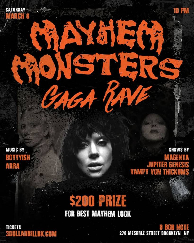 Lady Gaga Listening Parties In NYC List For 'Mayhem'
