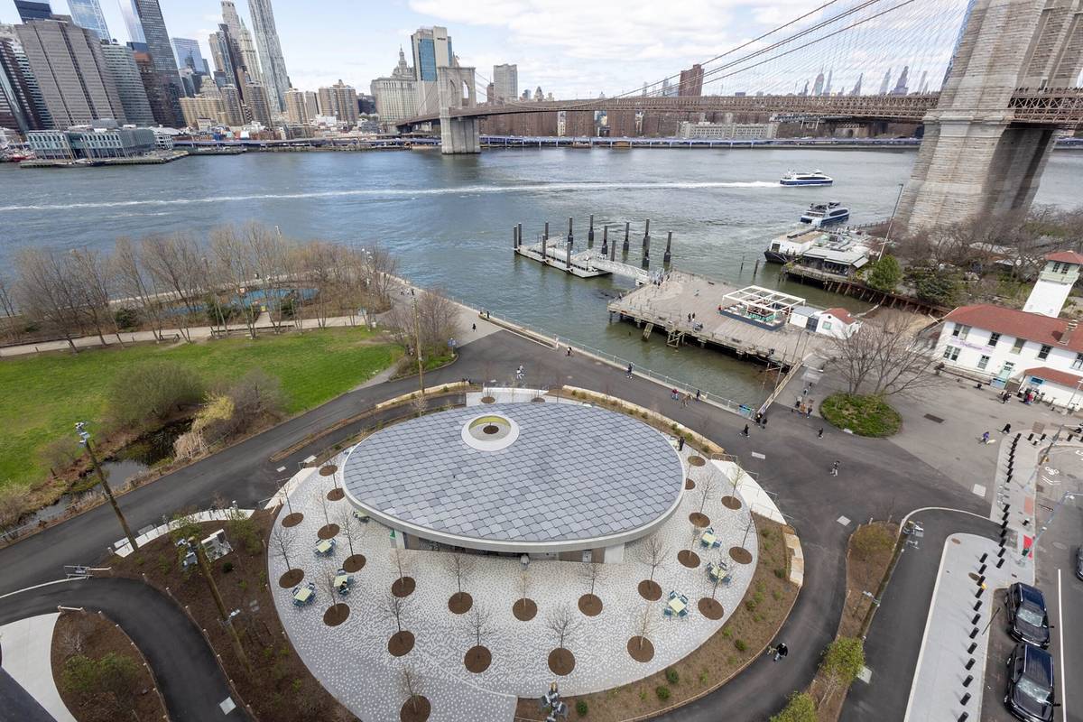 O Pier 1 Pavilion do Brooklyn Bridge Park está oficialmente aberto