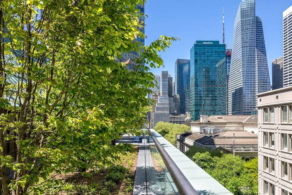 There's A Hidden Rooftop Terrace Atop This NYPL Building