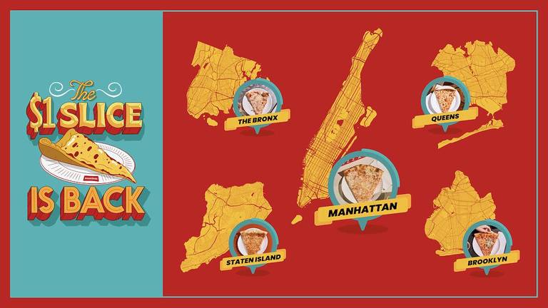 Seamless Is Bringing Back The $1 Cheese Slice At These Pizzerias