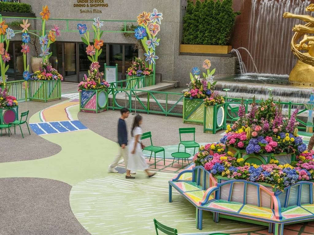 'Spring Is Blooming At Rockefeller Center' Is Now On View