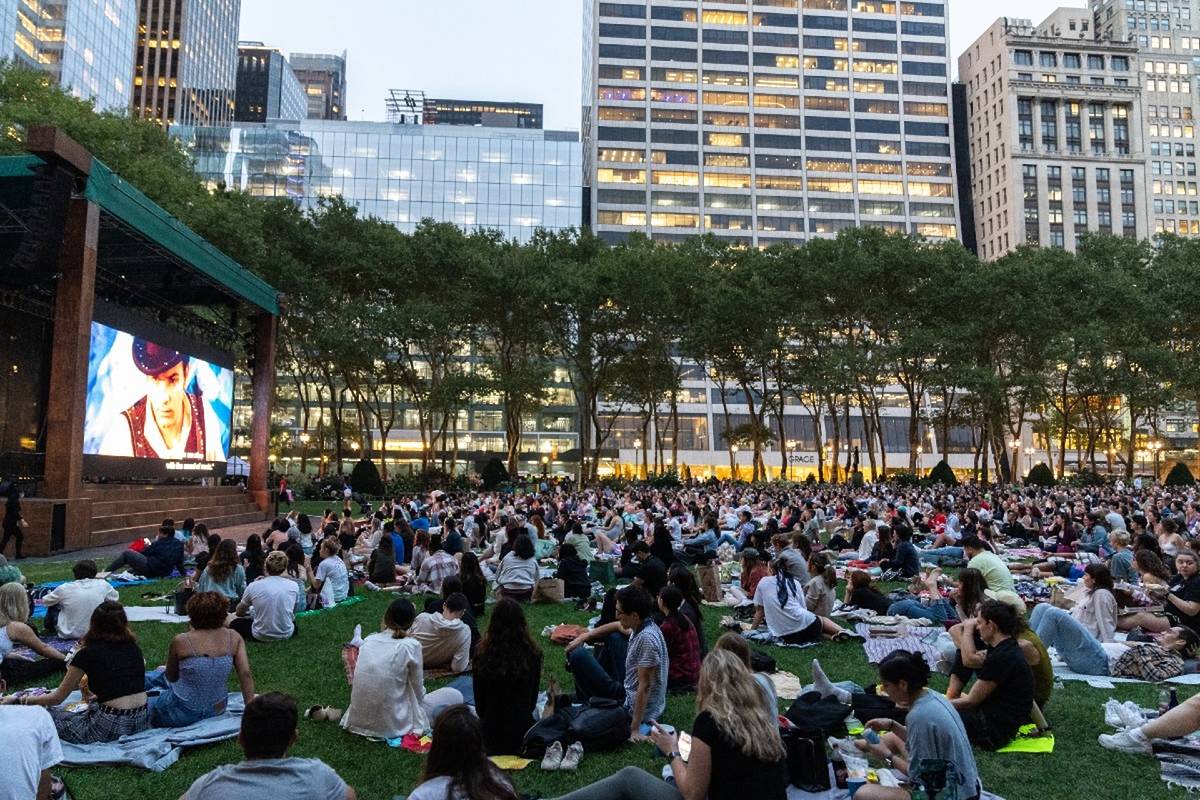 Bryant Park Filmnächte: Sehen Sie das Programm dieses Sommers (2025)