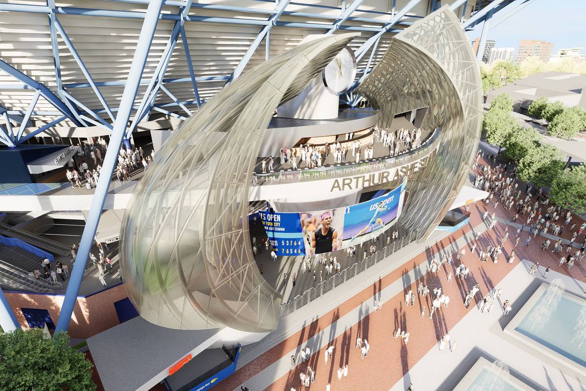 USTA Announces $800M Facelift For US Open's Arthur Ashe Stadium