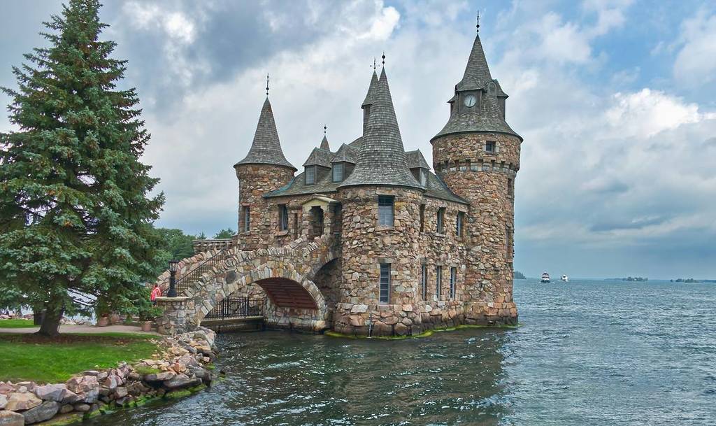 This 19th Century Old-World Village In Upstate NY Has Waterfront Castle ...
