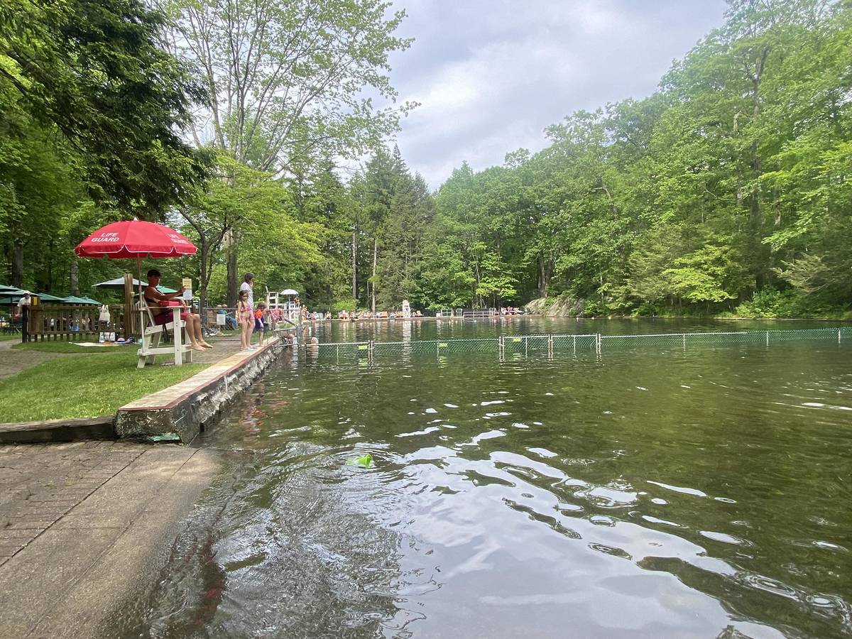 This Olympic‑Size Swimming Hole Carved in 1935 Just Reopened For The ...