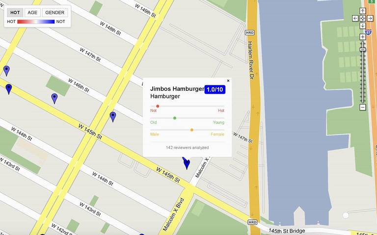 This Interactive Map Ranks NYC Restaurants On How Attractive Their ...