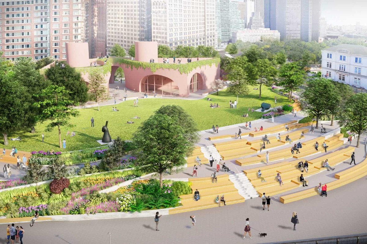 Dieser 3,5 Hektar große Park am Wasser in der Innenstadt wird nach 2 ...