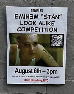An Eminem Pop-Up & Stan Look Alike Contest Comes To NYC For One Day ...