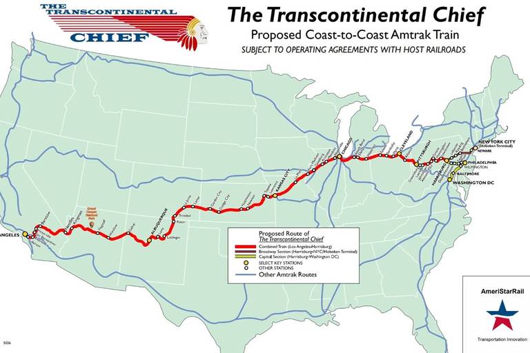 AmeriStarRail's Transcontinental Chief: NYC To LA In Under 72 Hours ...