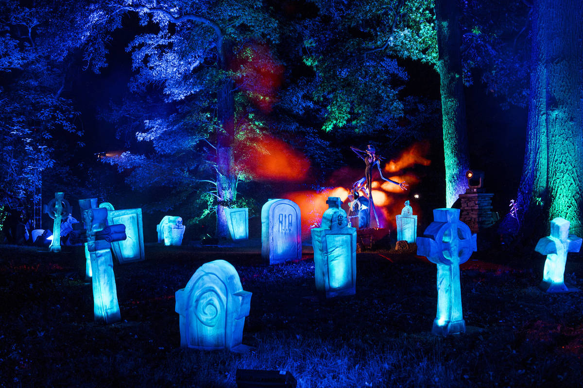 The Nightmare Before Christmas Light Trail Returns to NYBG