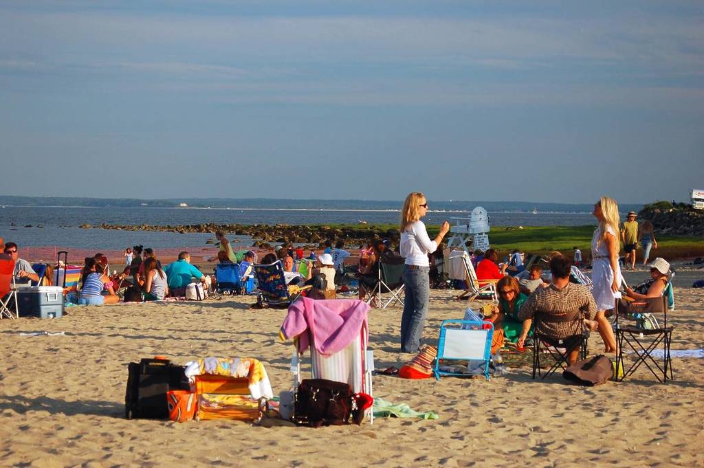 A Connecticut Beach With Sandy Shores & A 2.5-Mile Seaside Walking Loop ...