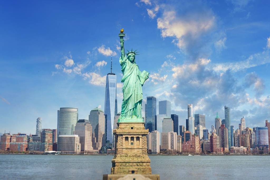 Simboli Della Libertà Americana Carta Da Parati New York: La Statua