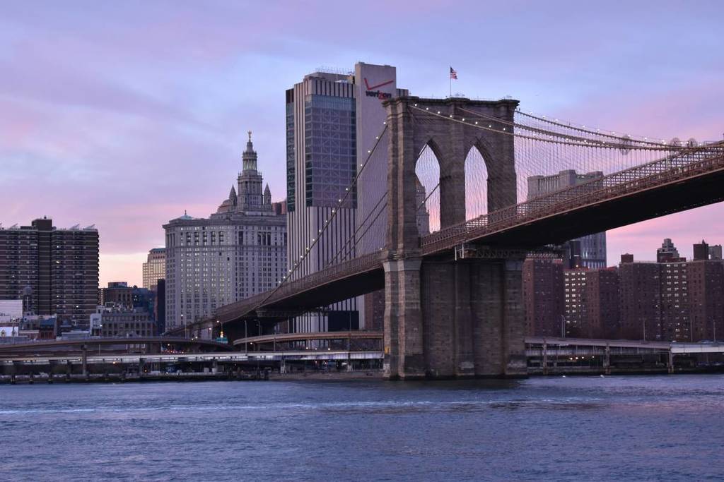 A ponte do Brooklyn foi coroada como uma das vistas mais icônicas dos EUA - apenas uma outra ...