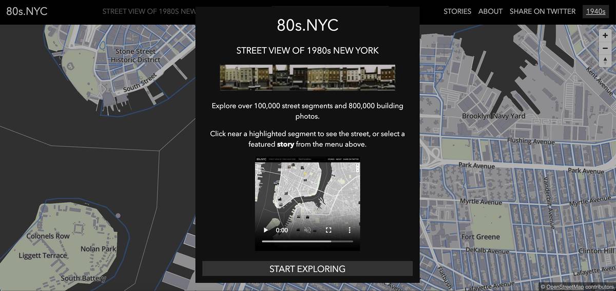 You Can Explore What NYC Looked Like In The '80s With This Interactive Map