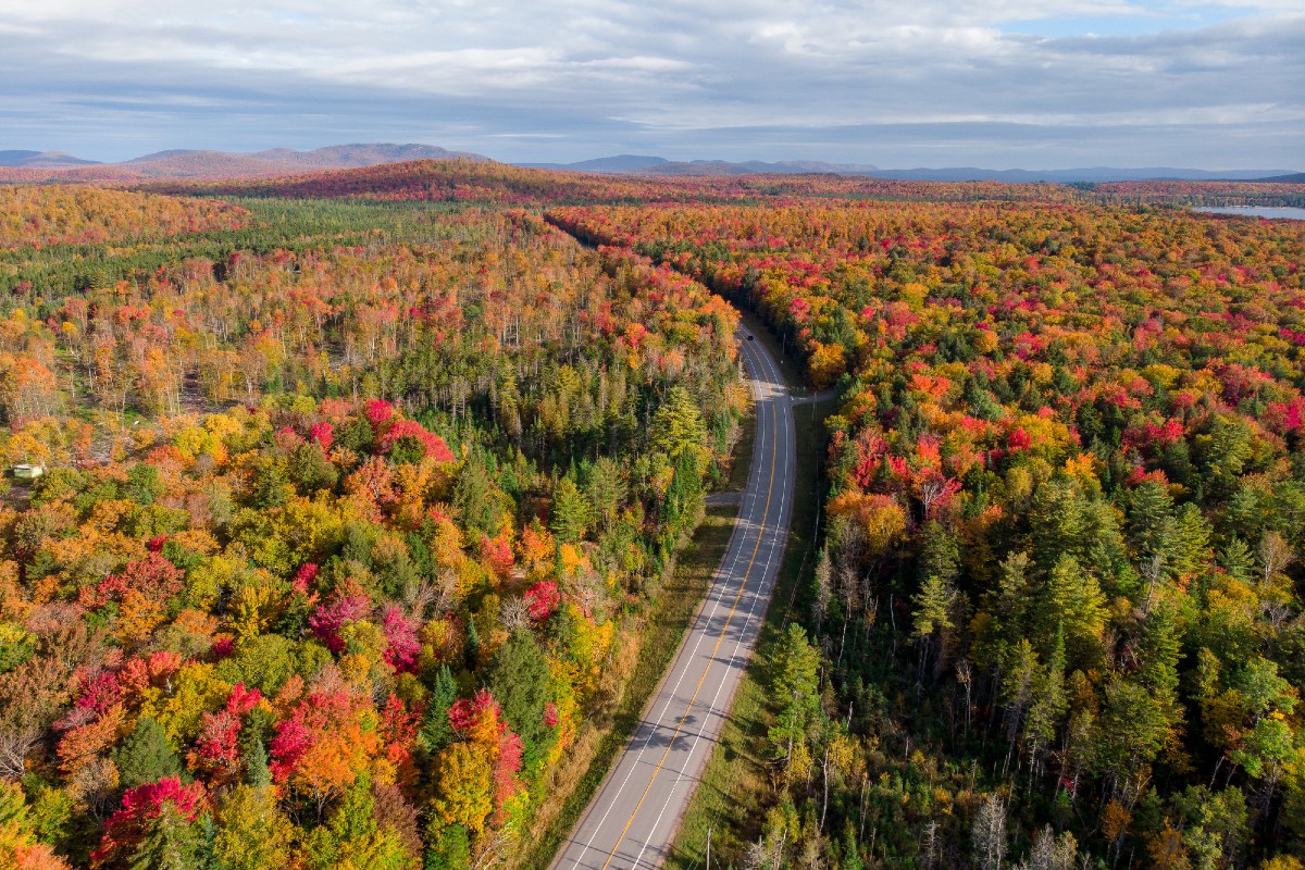 La plus belle route d'automne d'Amérique pourrait être cette route ...