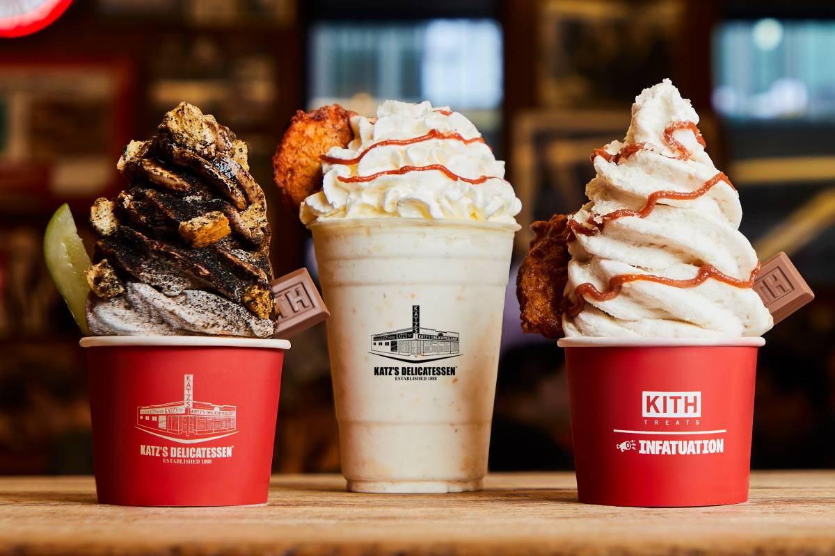Katz’s Delicatessen & Kith Treats Launch Pastrami & Latke Ice Cream ...