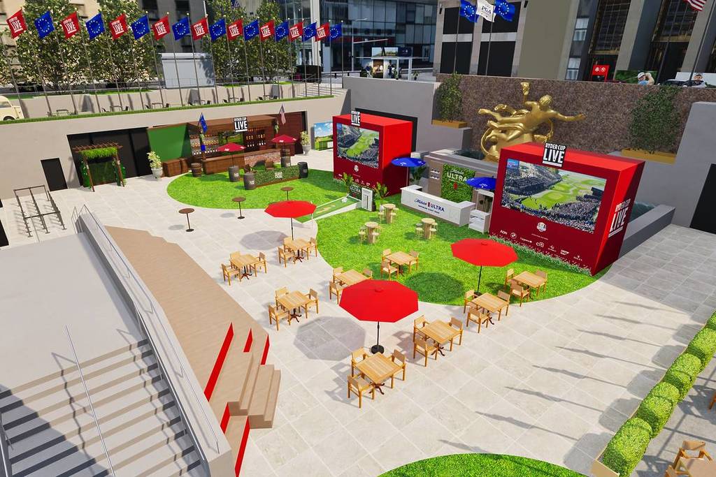 A Massive Free Ryder Cup Experience Is Taking Over Rockefeller Center ...