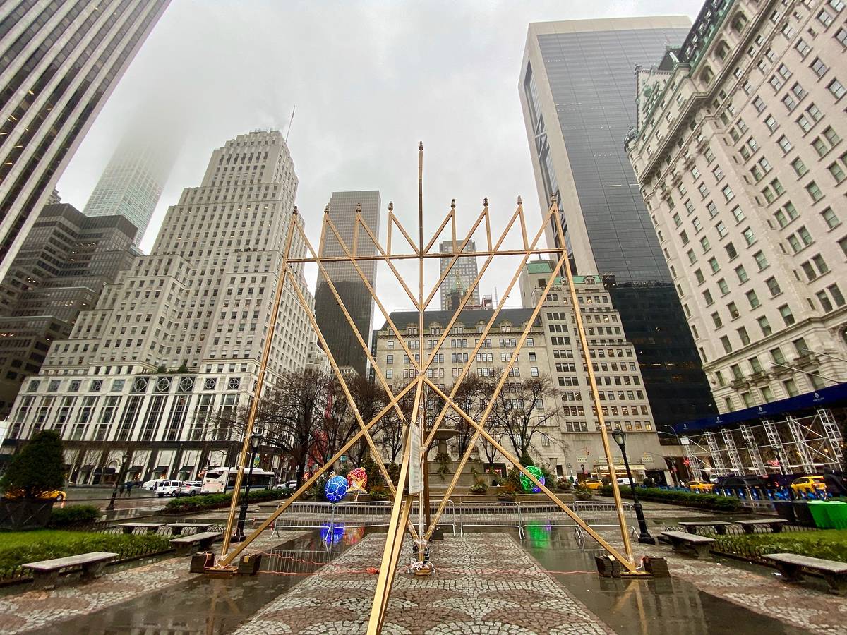 The World’s Largest Menorah, Standing 36 Feet Tall, Will Be Lit On ...
