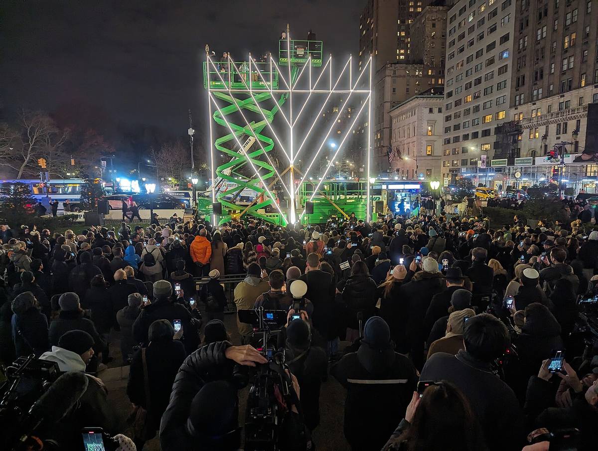 The World’s Largest Menorah, Standing 36 Feet Tall, Will Be Lit On ...