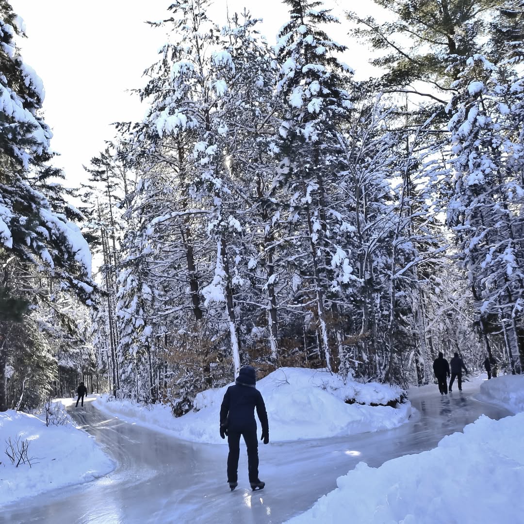 This 9-Mile Outdoor Ice Skating Path Winds You Through An Enchanting ...