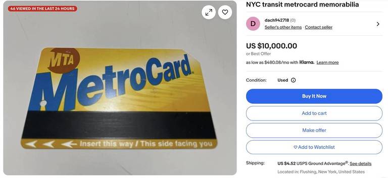 The MetroCard Is Officially Retired, And People Are Already Selling ...
