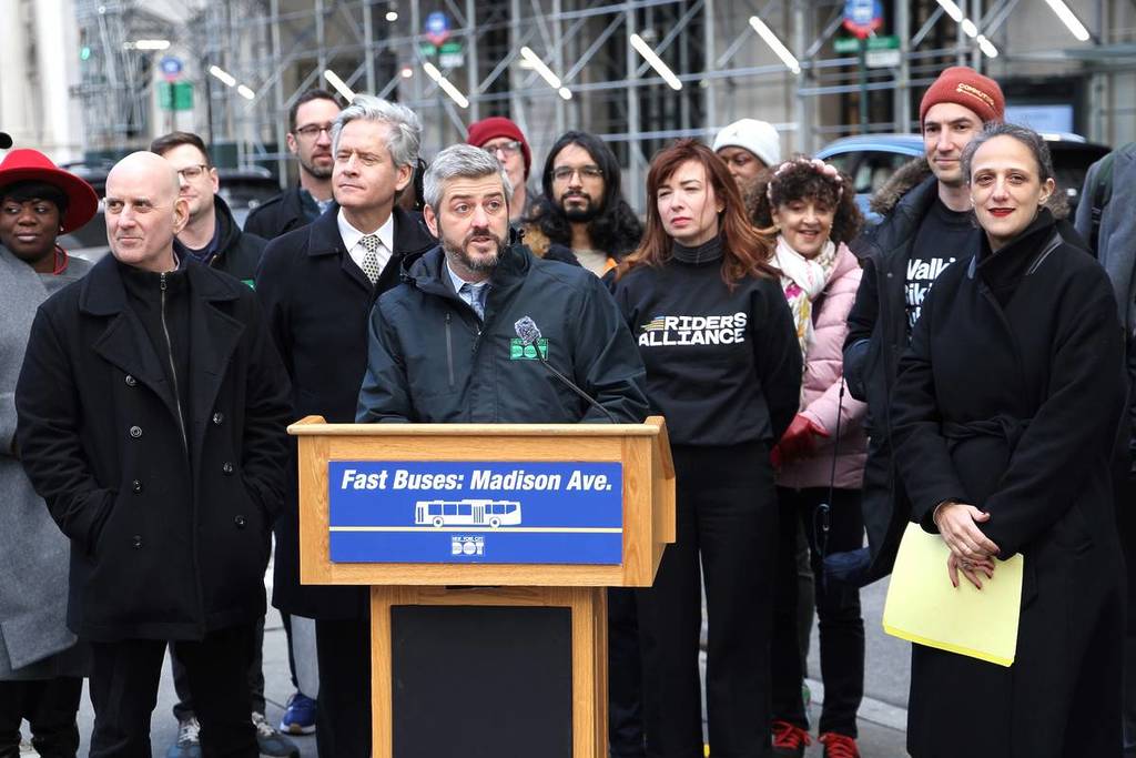 Bus Lanes Will Be Extended Along Madison Avenue, Improving Speed ...