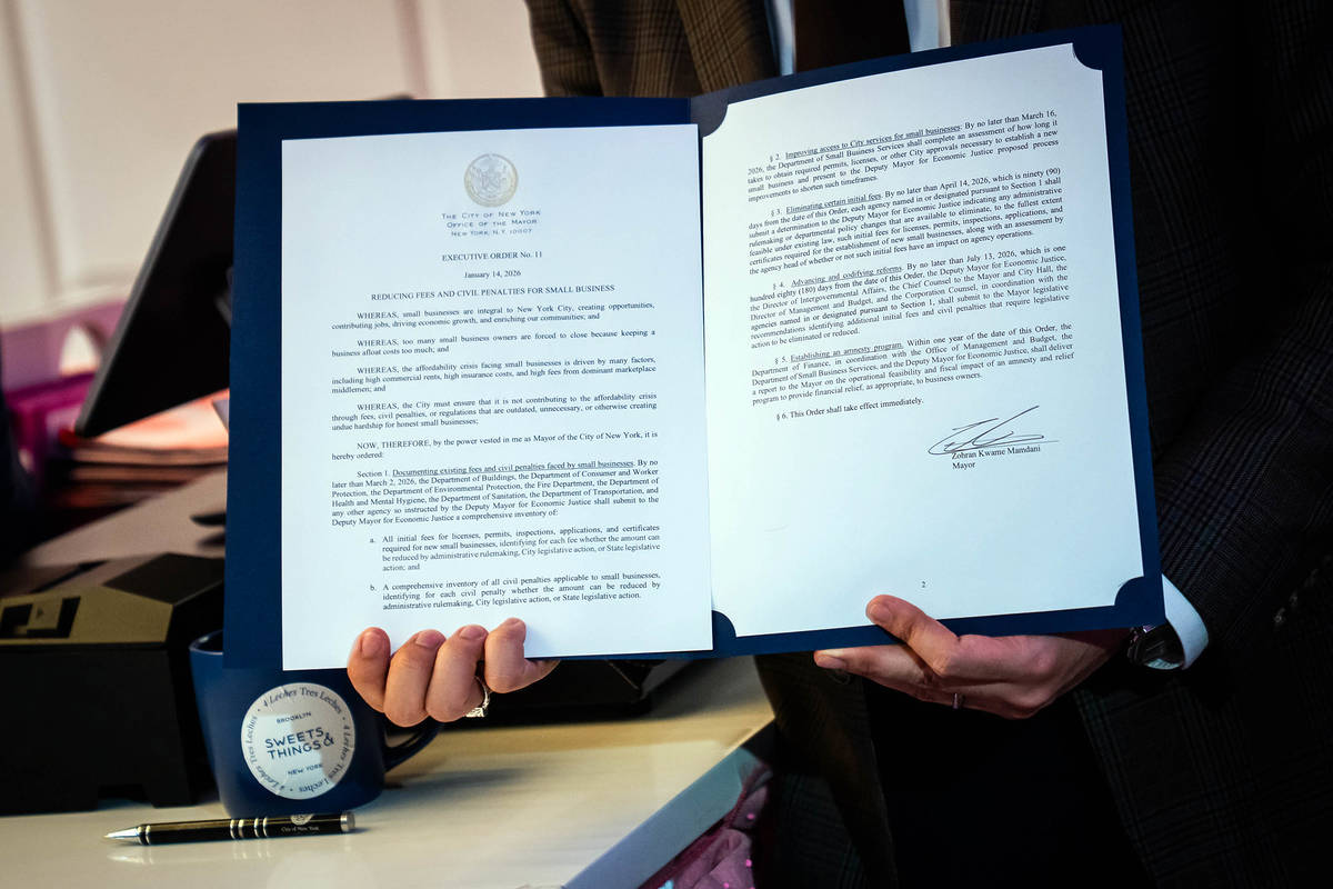 NYC's Small Businesses Could Get A Break: Mamdani Signs Sweeping Executive Order To Slash Fees ...