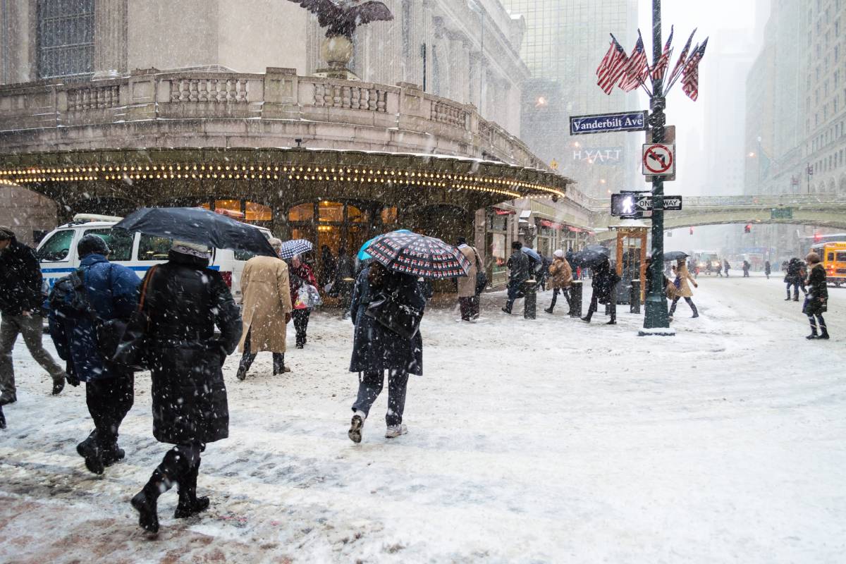 New York pourrait connaître une rare « tempête de neige accompagnée de ...