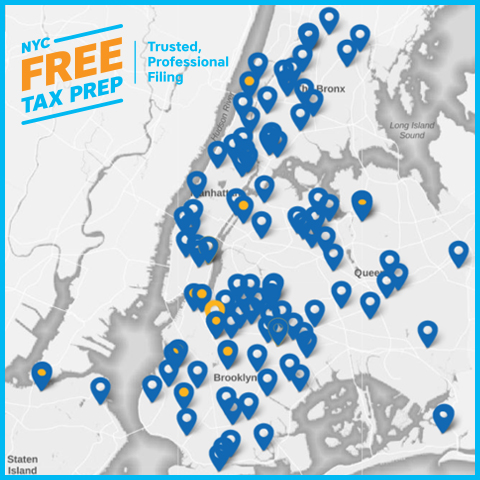NYC Will File Your Taxes For $0 This Year — Here Is The Interactive Map ...