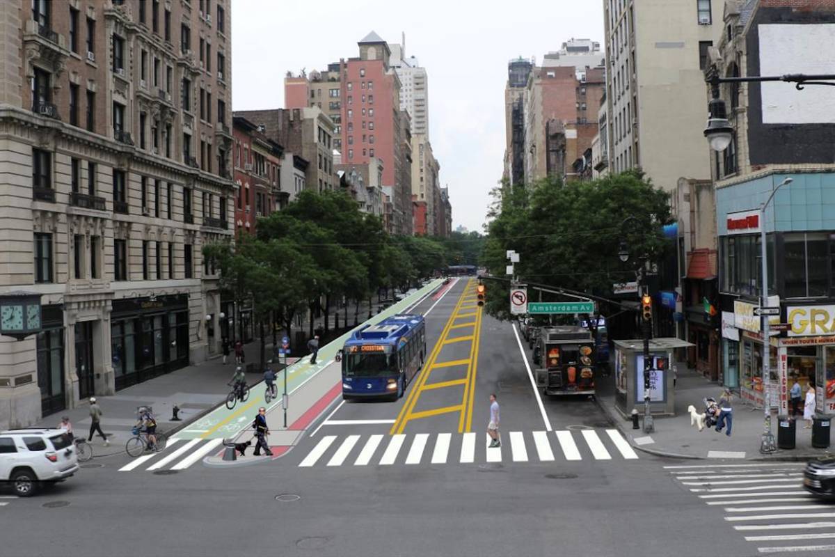 Nueva York va a iniciar las obras de un enorme carril bici «de río a ...