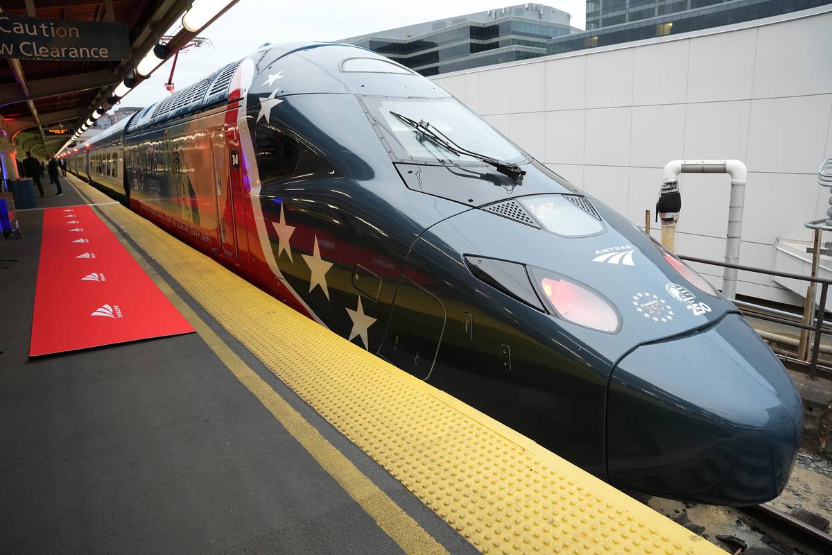 Amtrak just debuted a 160 mph patriotic train for America’s 250th ...