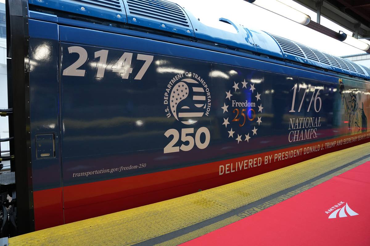 Amtrak just debuted a 160 mph patriotic train for America’s 250th ...