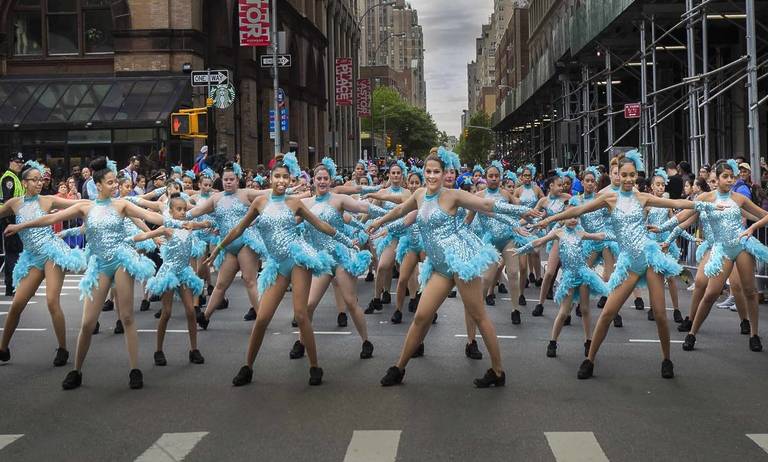 More than 10,000 dancers are taking over Sixth Avenue for a massive ...