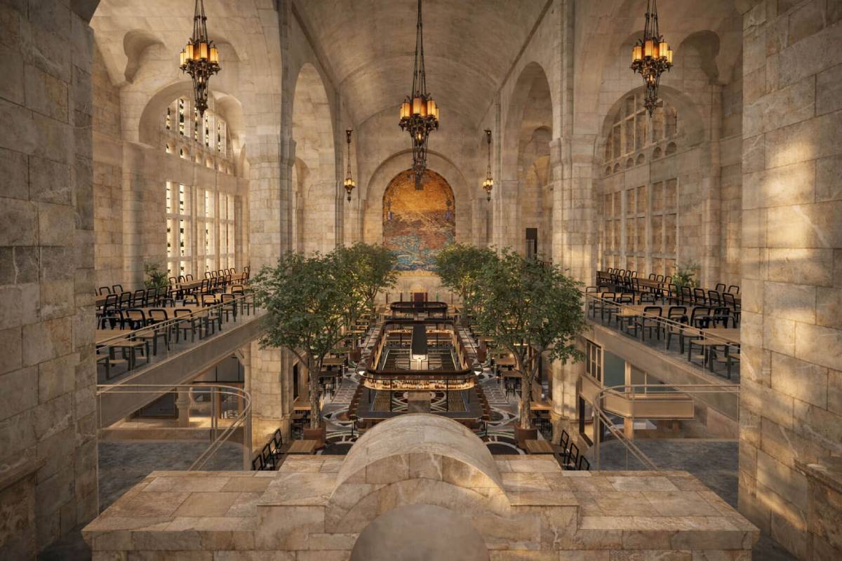 Brooklyn's historic marble bank is becoming a massive elevated food ...