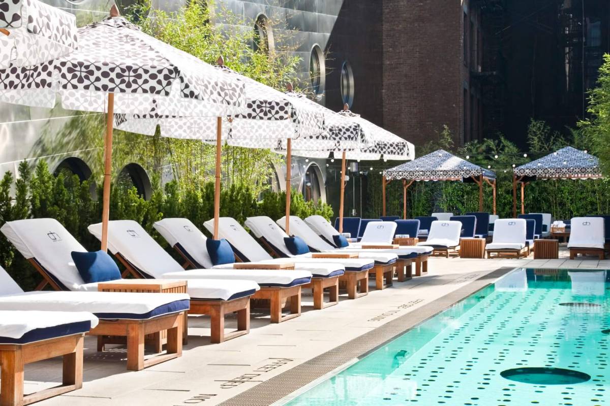 One of NYC's most affordable private pool passes is perched high above ...