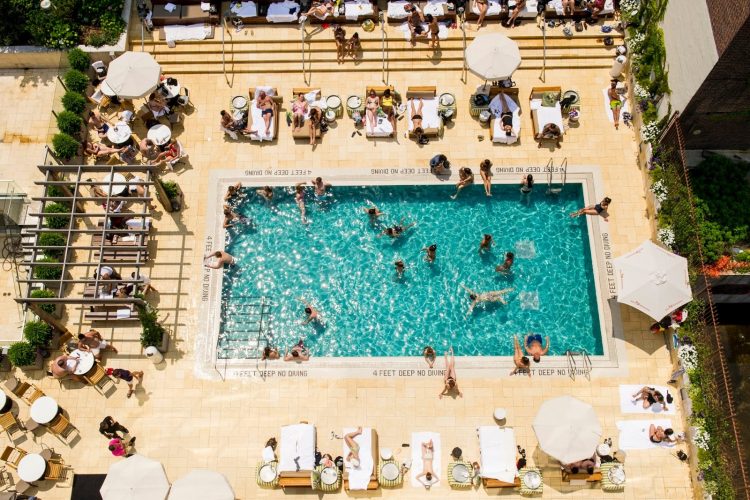NYC's largest adults-only heated outdoor pool has officially opened for ...