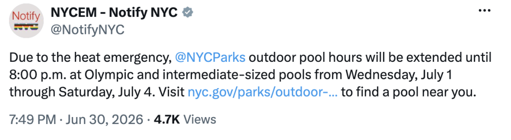 NYC just activated a 'code red' Heat Emergency as triple-digit ...