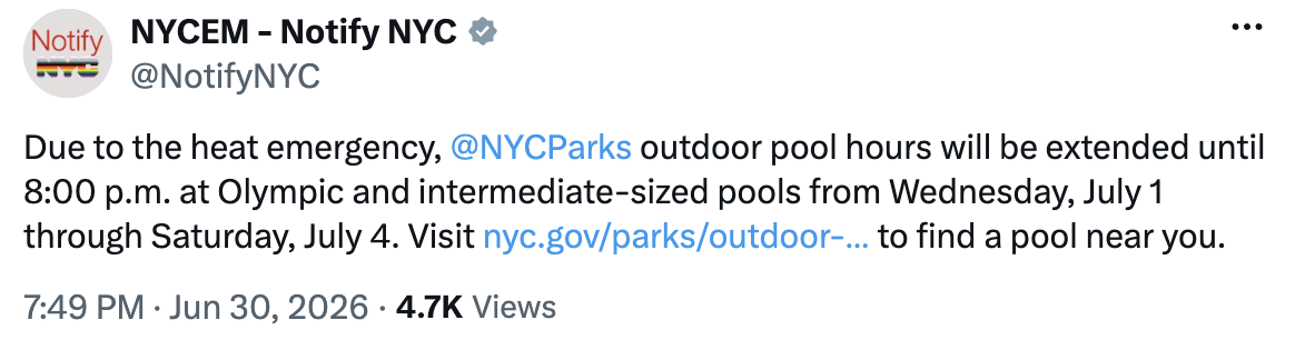 NYC just activated a 'code red' Heat Emergency as triple-digit ...