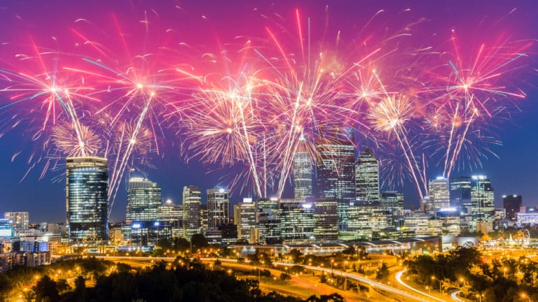 Here's Where To Catch New Year's Eve Fireworks In Perth In 2022