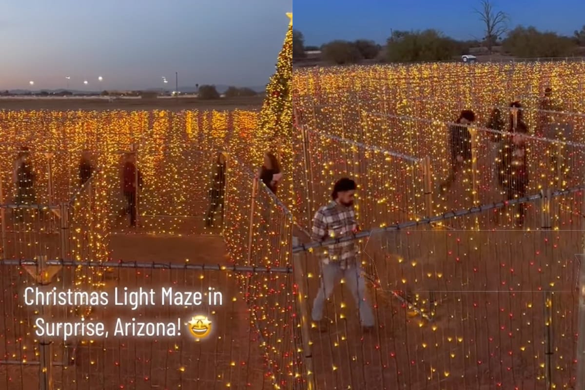 There’s A Holiday-Themed Light Maze In Surprise, Arizona