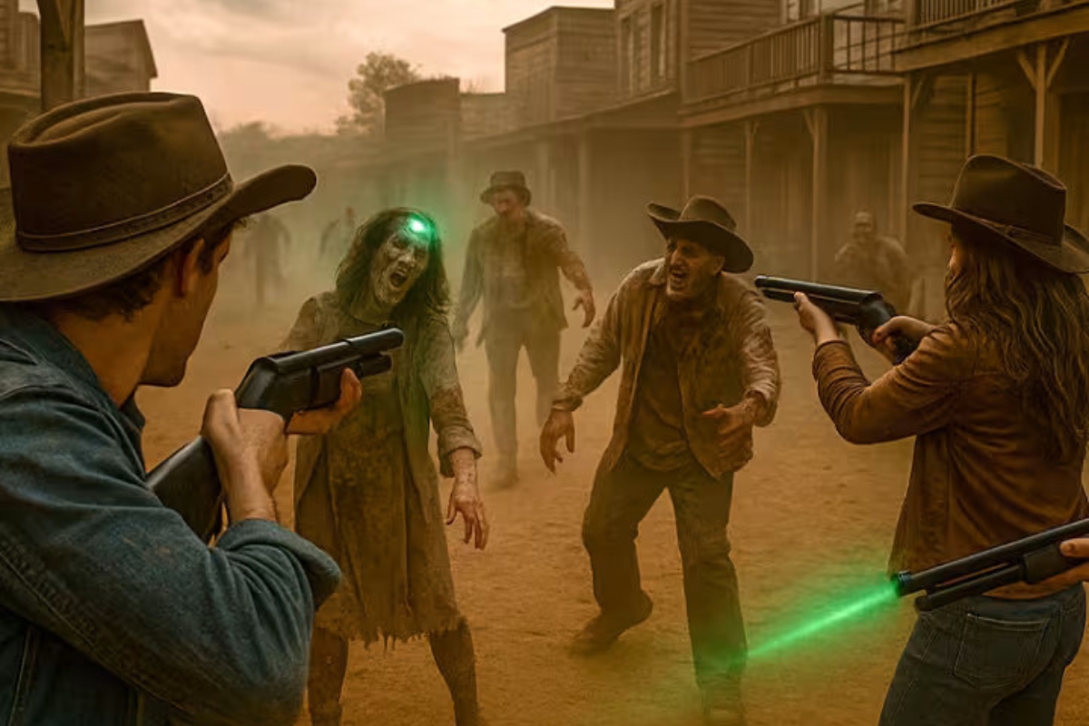 Battle Zombies In The Old West At Rawhide Apocalypse